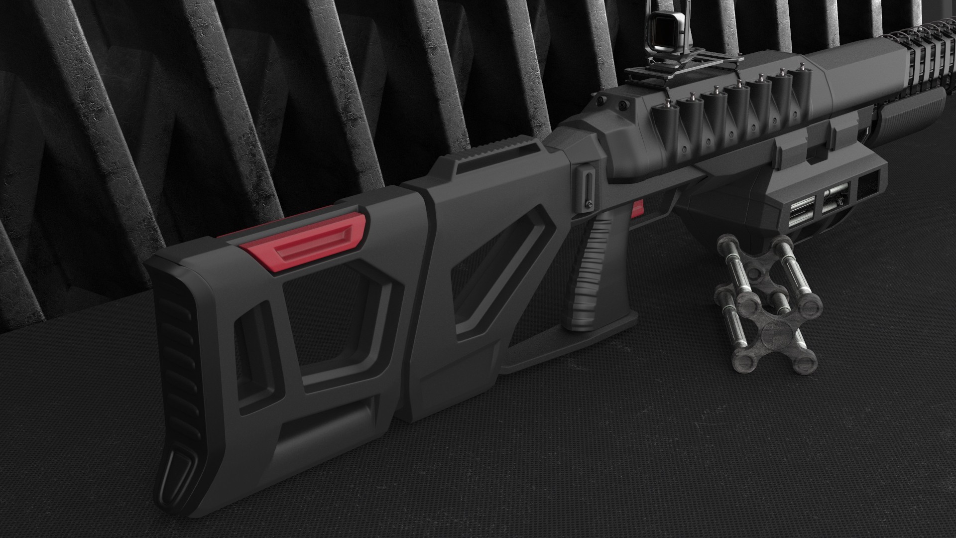 ArtStation - Sci-fi rifle