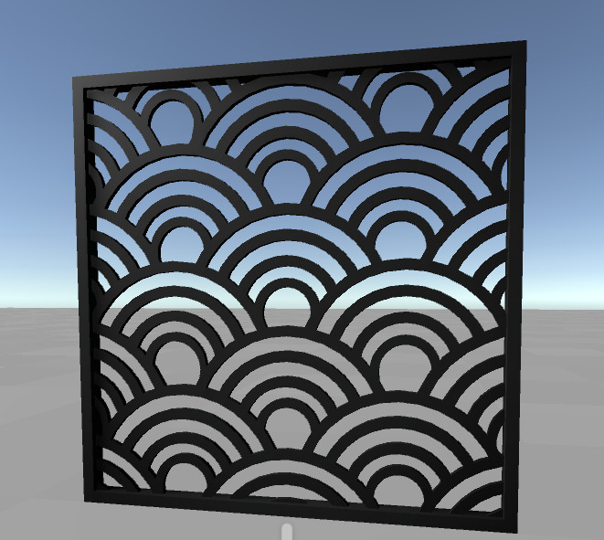 ArtStation - 3D Game Prop, Wavy Decoration Art for Sine.Space