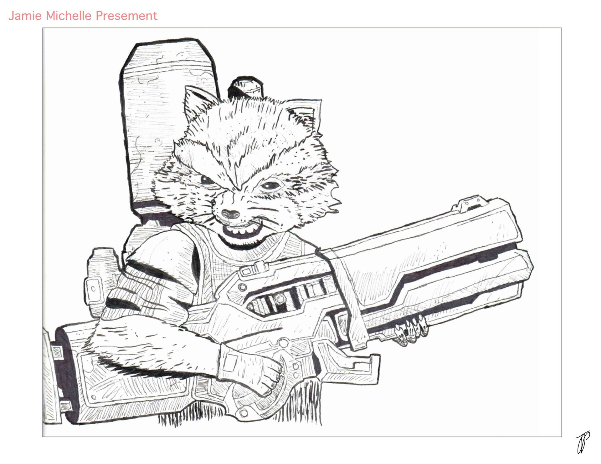 rocket coloring page guardians of the galaxy
