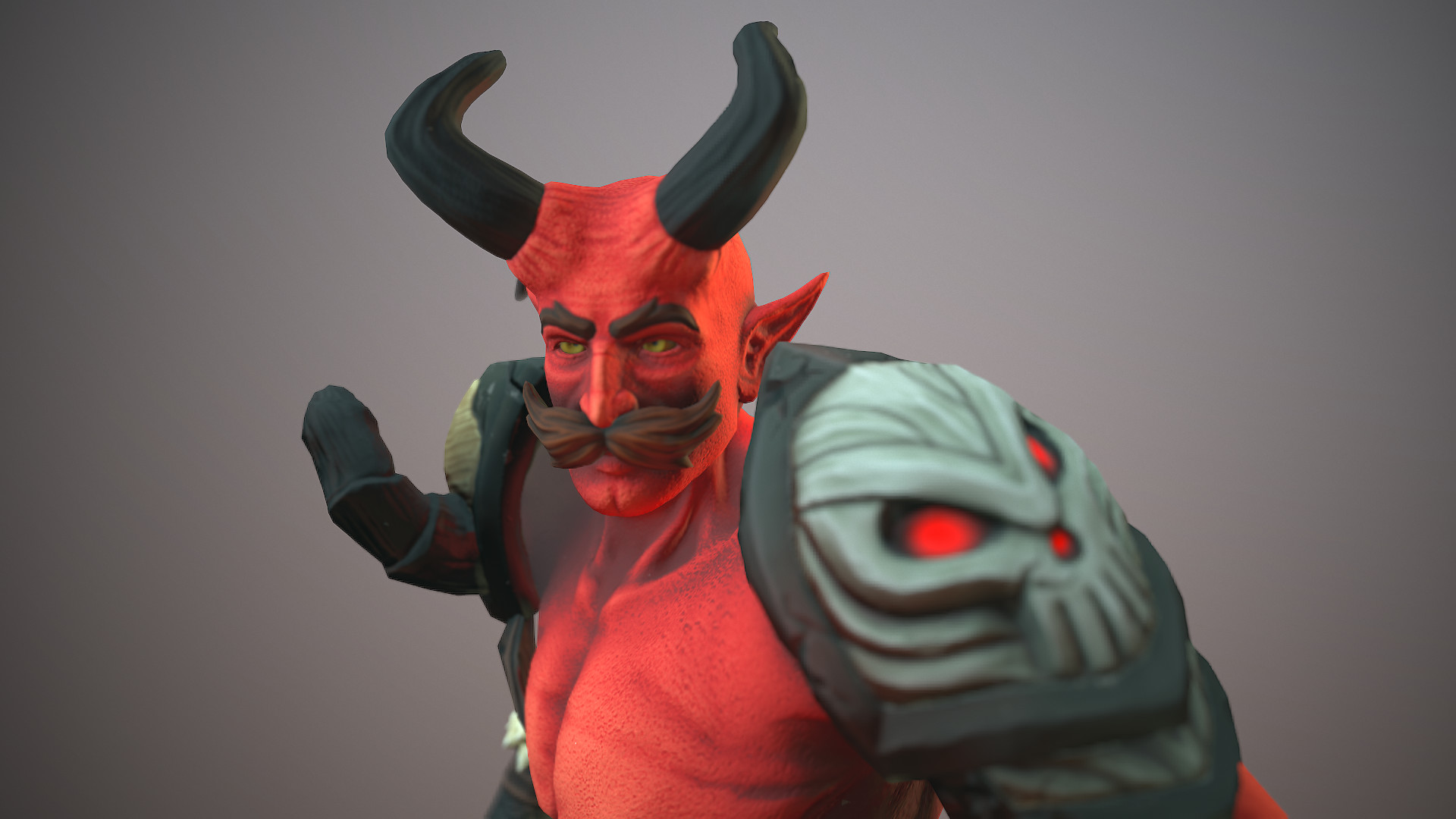 ArtStation - League of Legends Fan Art: Custom Demon Braum