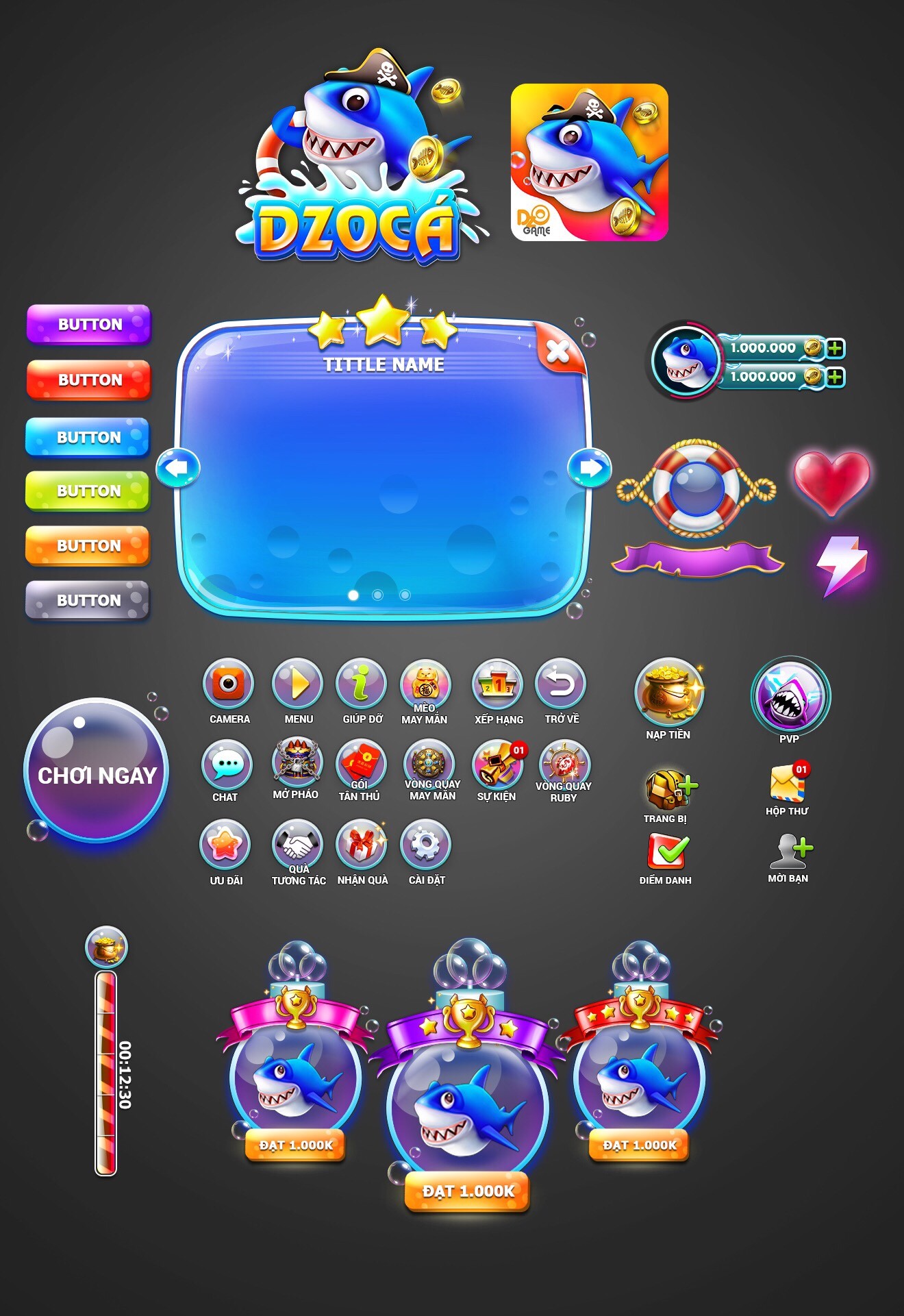 ArtStation - Ui game