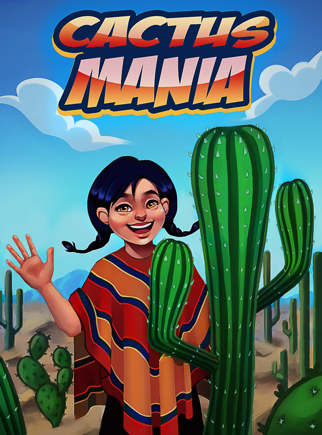 ArtStation - Cactus mania: game preloader concept