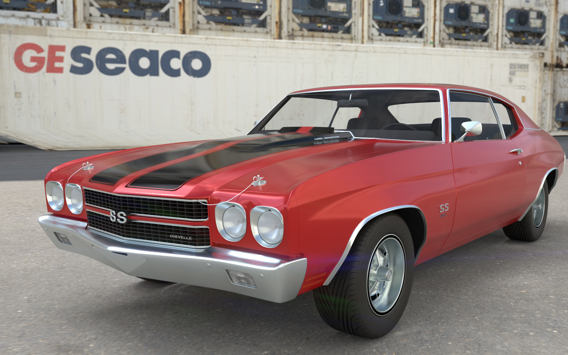 ArtStation - Chevelle SS 454