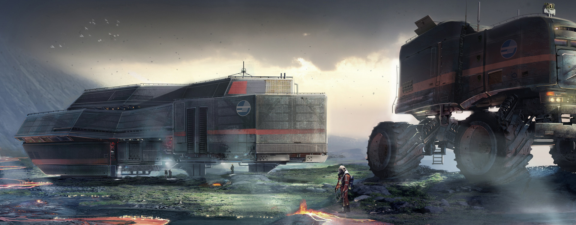 ArtStation - Volcanic Research Outpost