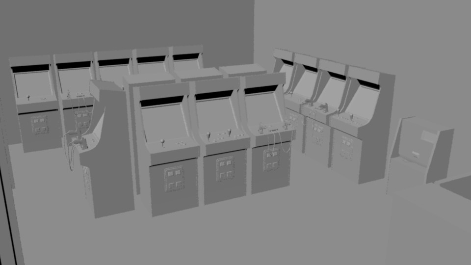 ArtStation - WIP Arcade Music Video