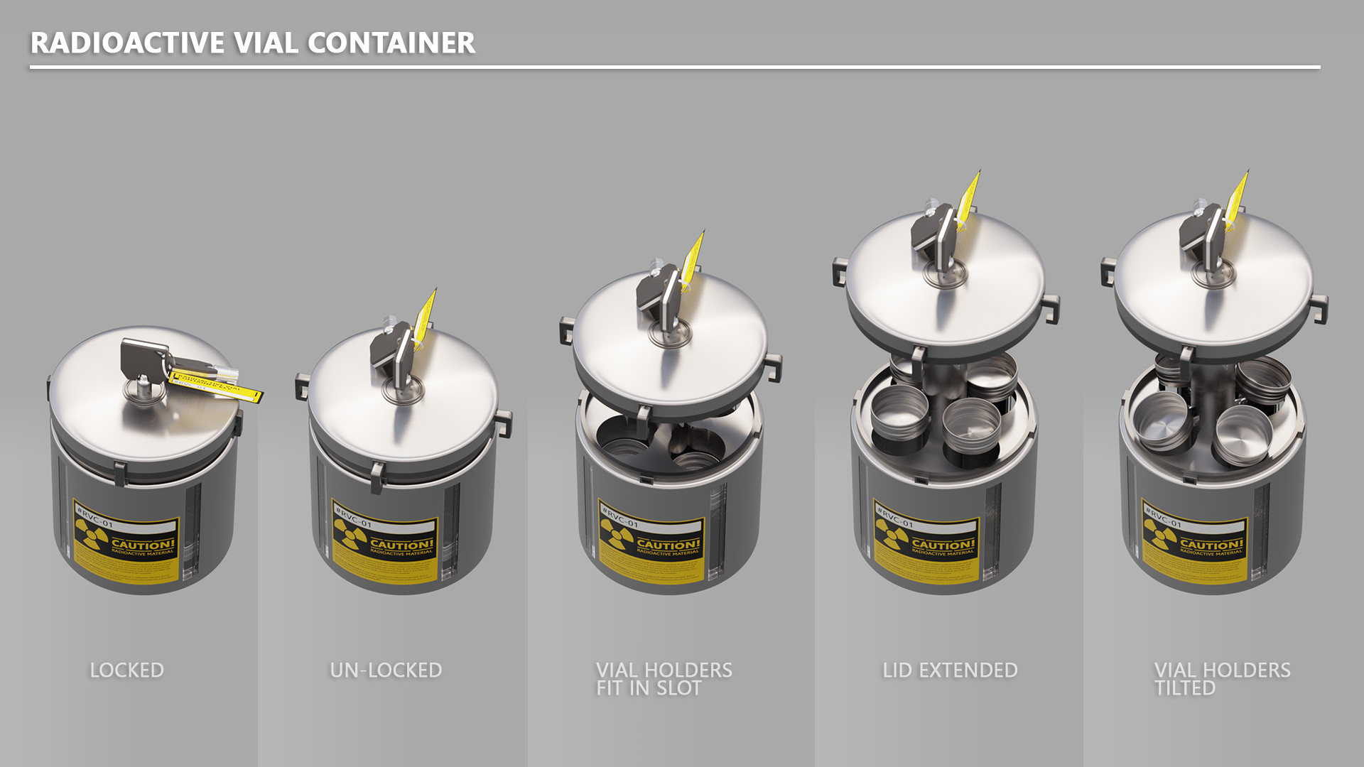 Richard Terry - Radioactive Vial Container