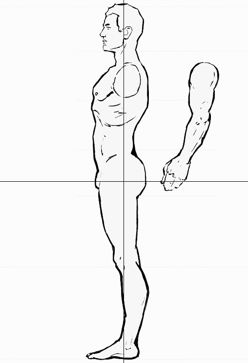 guy standing drawing base