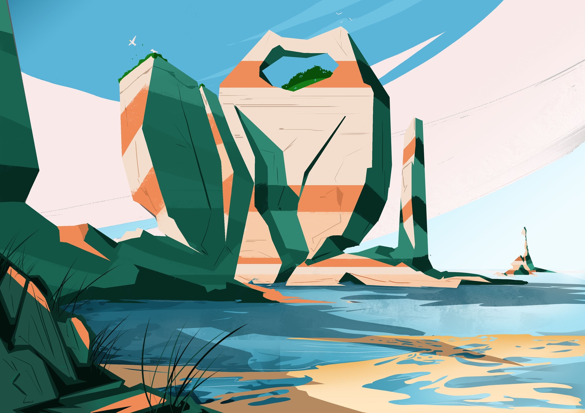 ArtStation - Mediterranean sea