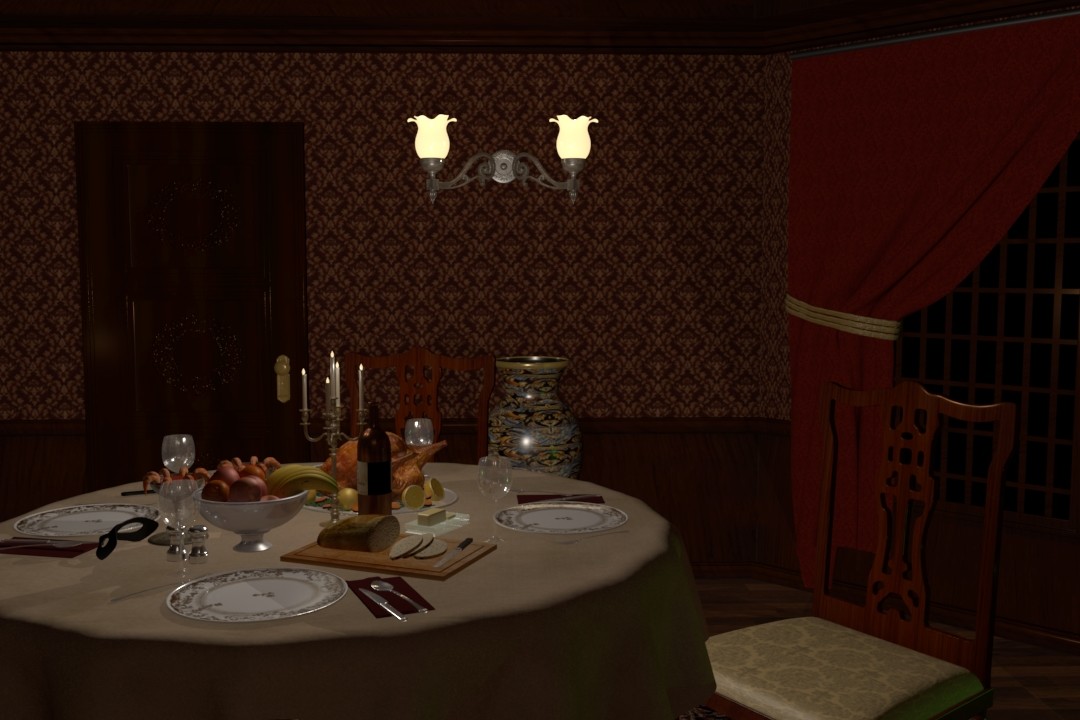 Allie Phillips - Edgar Allan Poe Dining Room