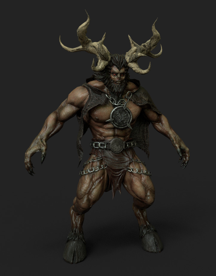 Adrien Esch - Medium Demon - Real Time Animated Character