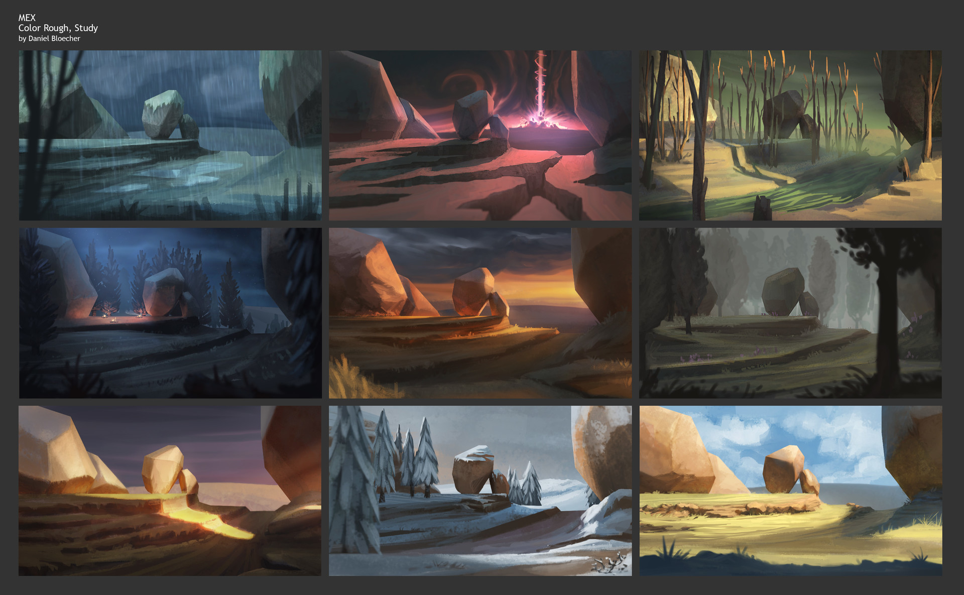 ArtStation - Color Rough Study