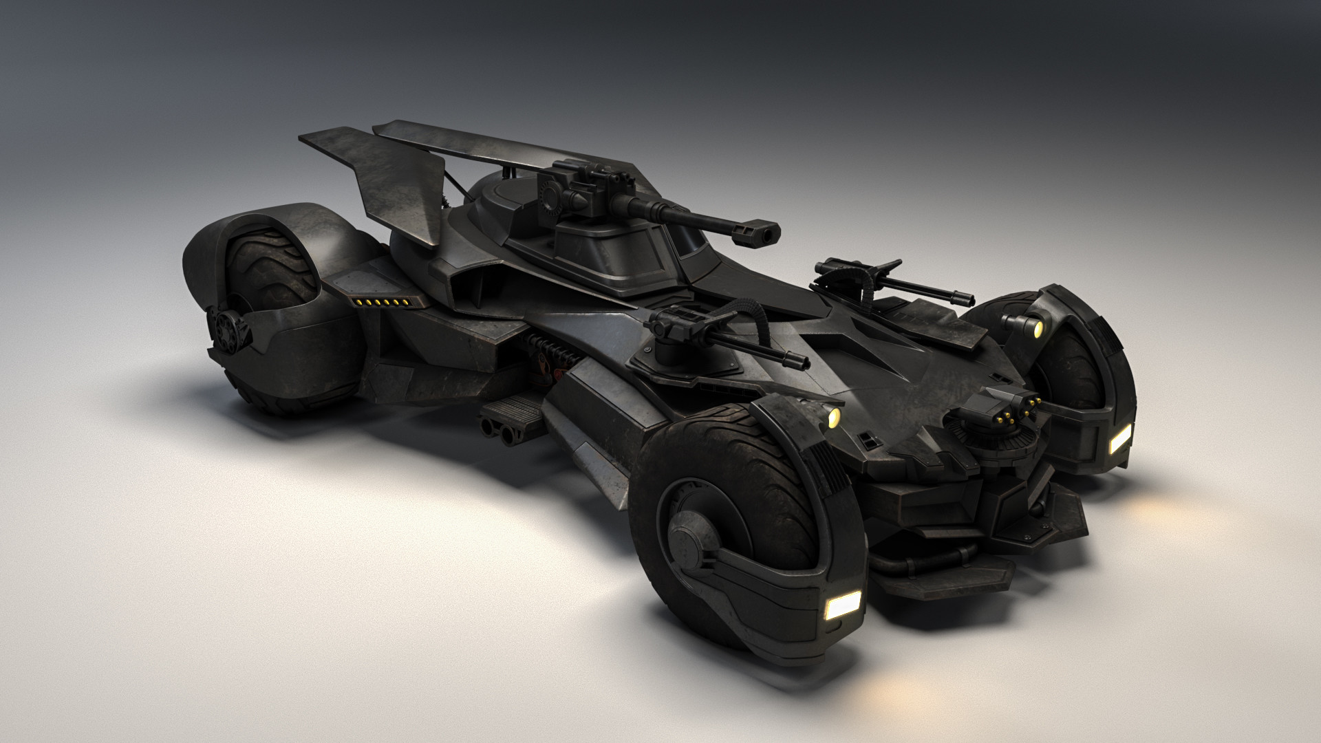 ArtStation - Bat Mobile Justice League