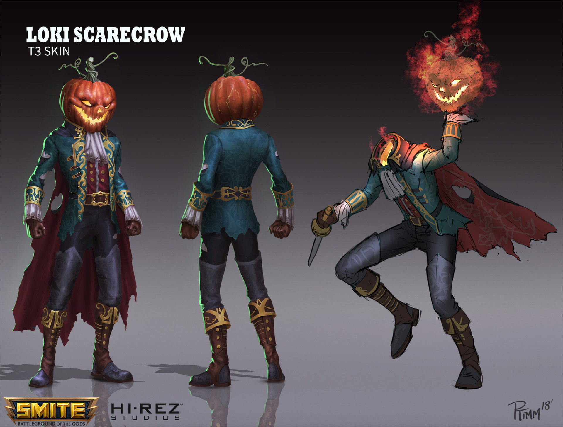 ArtStation - Smite Headless Norseman Loki Concept