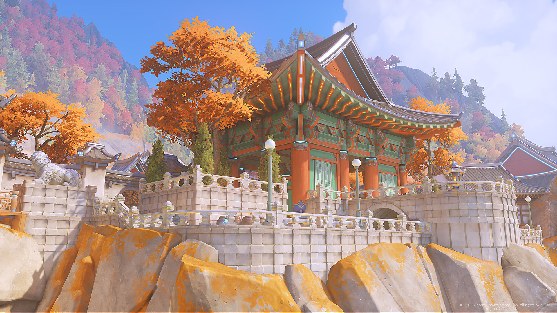 Overwatch — Busan — Temple by Simon Fuchs — ProUser.Me