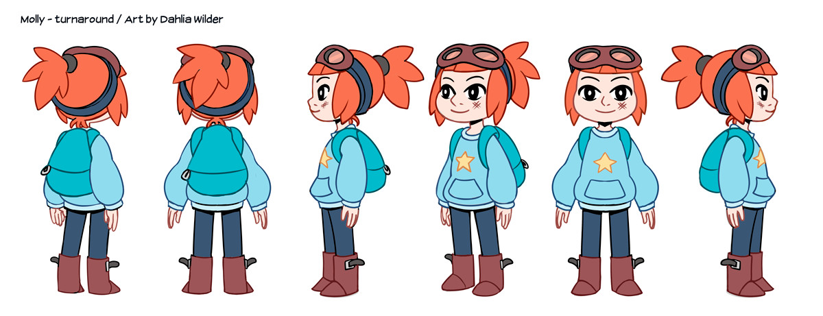 ArtStation - Character turnaround - Molly