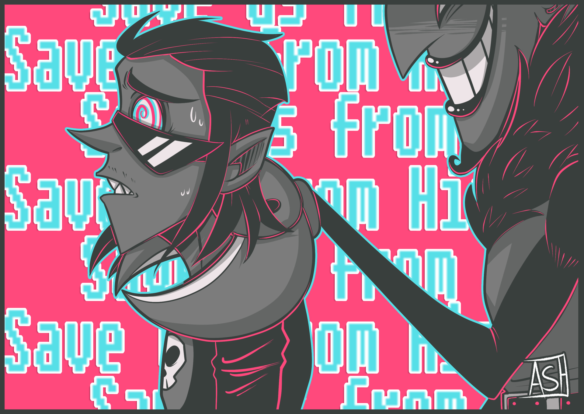 ArtStation - Save Us From Him - Gorillaz