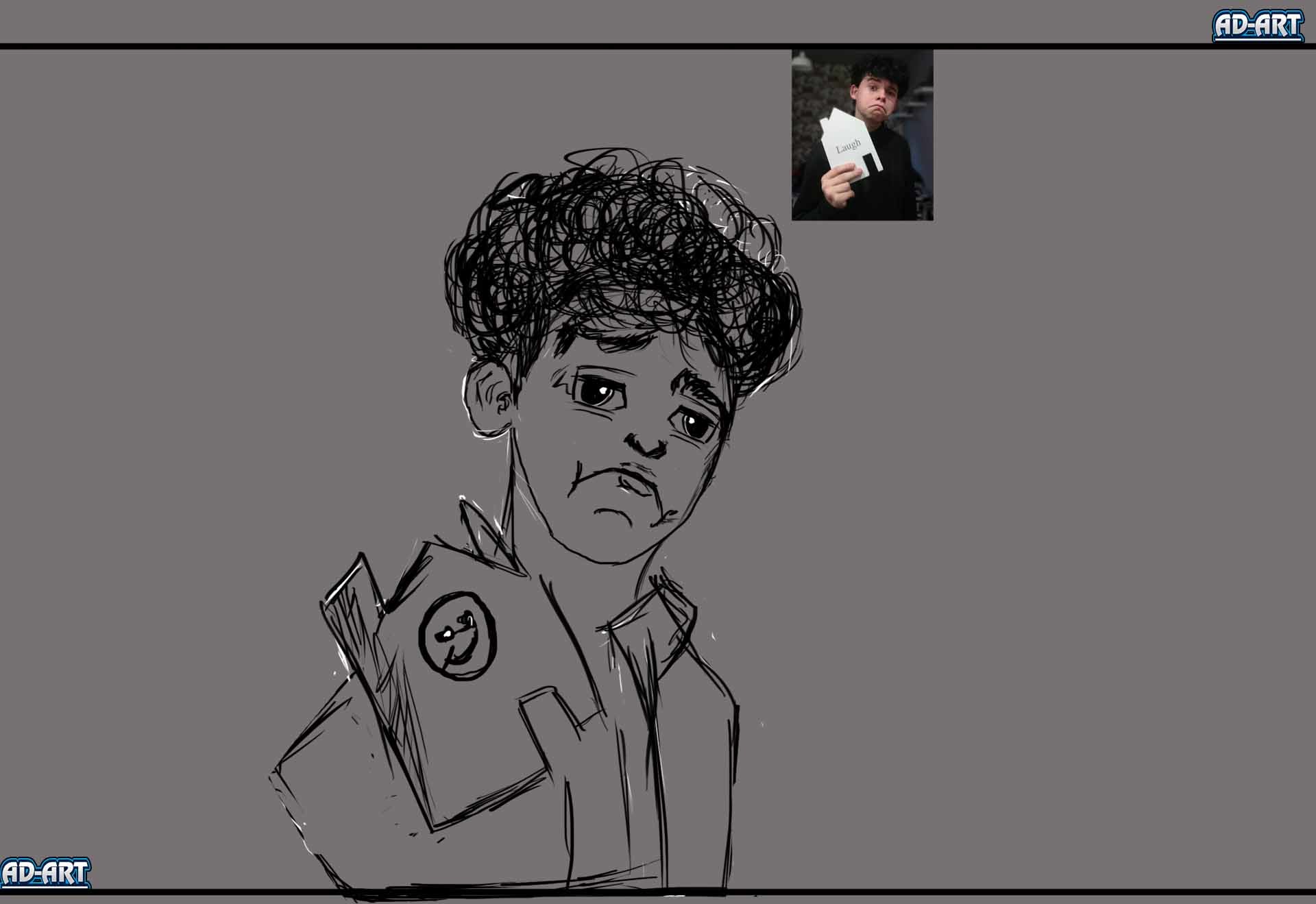 ArtStation - Sad Character design