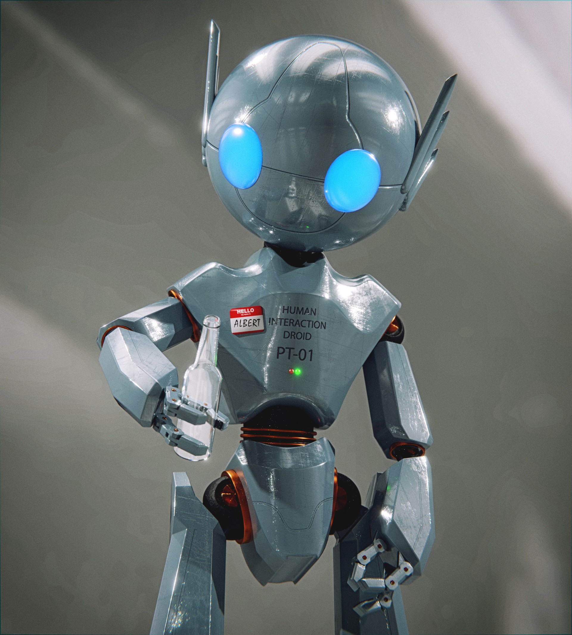 ArtStation - Service Bot Albert