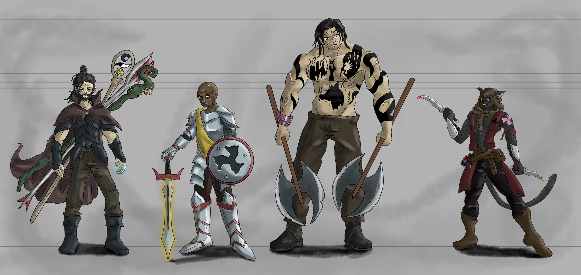 ArtStation - Character cast line-up