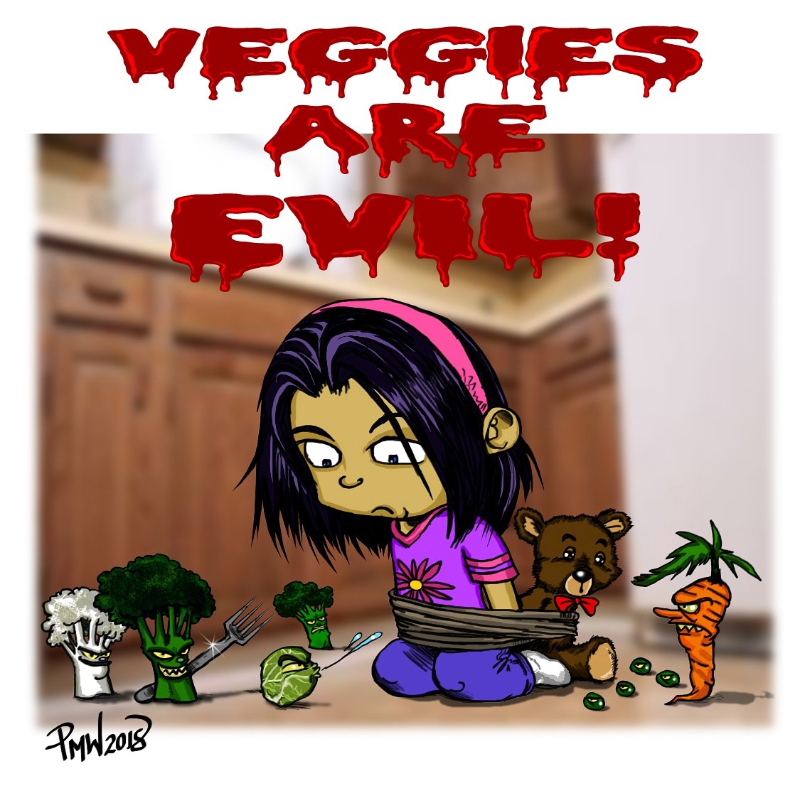 ArtStation - Veggies are evil