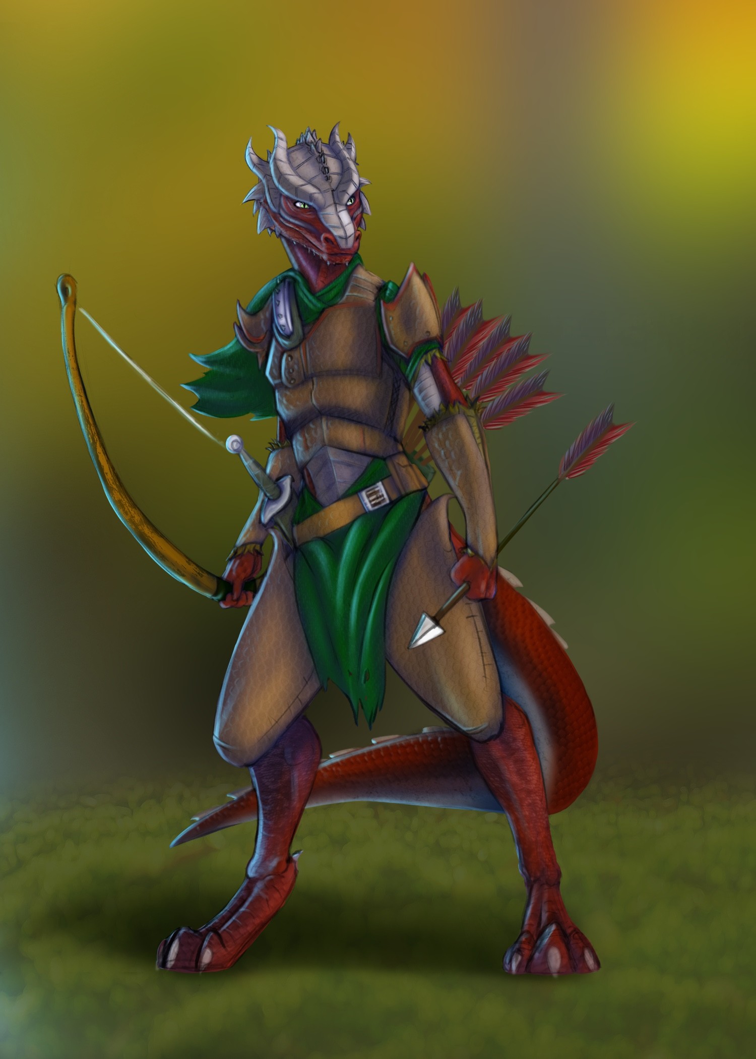 ArtStation - Lizard character concept