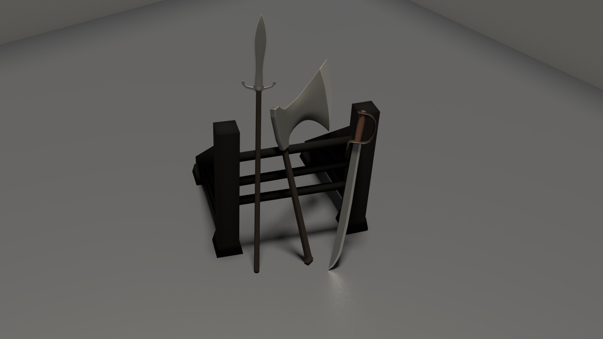 ArtStation - Weapon Rack