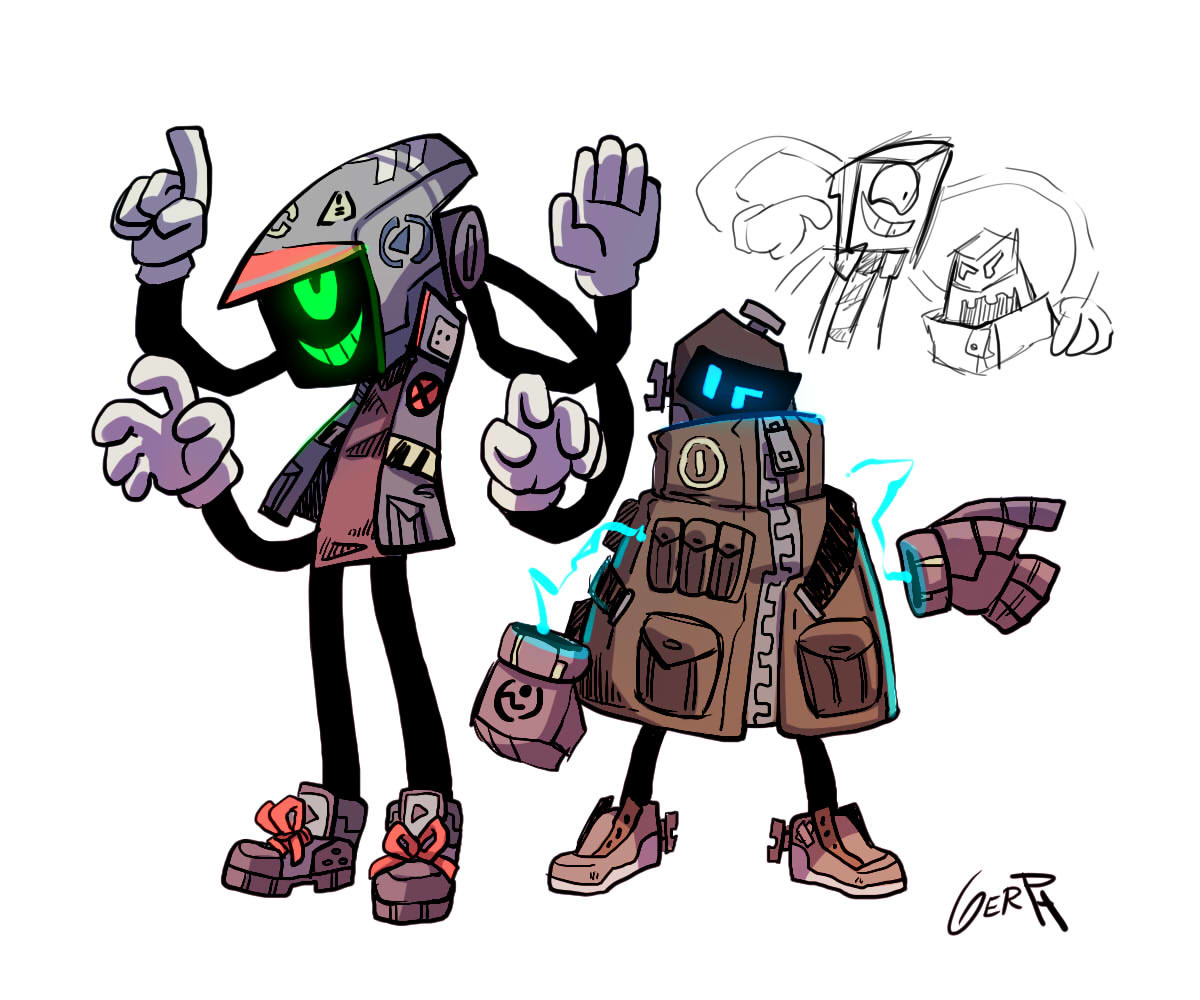 Gerph Art - Robot Brothers
