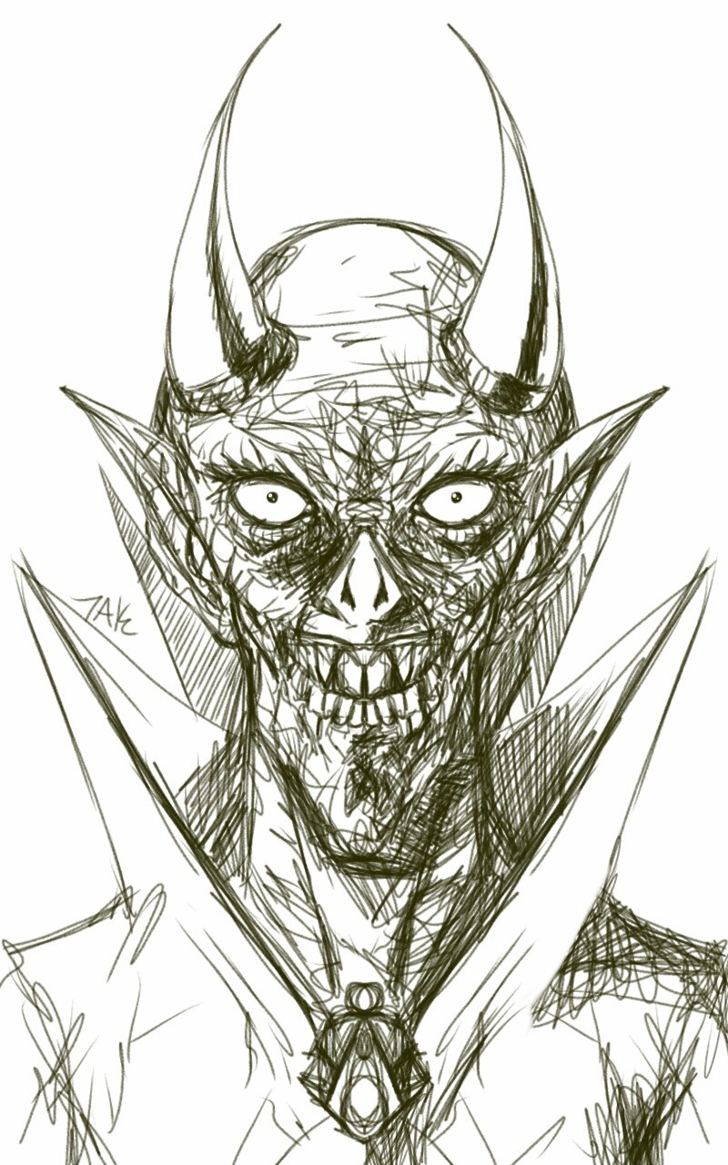 ArtStation - Daily Sketch: Shinning Demon
