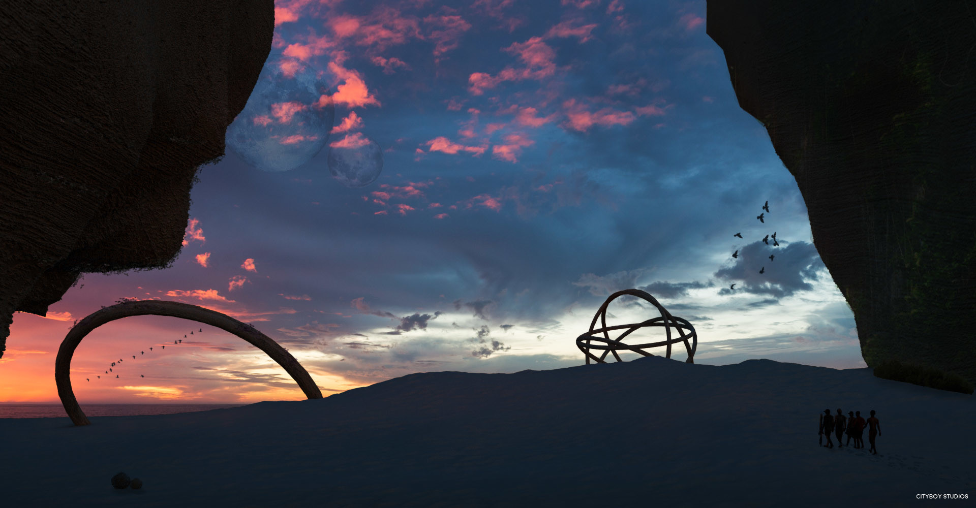 ArtStation - Dystopian Beach