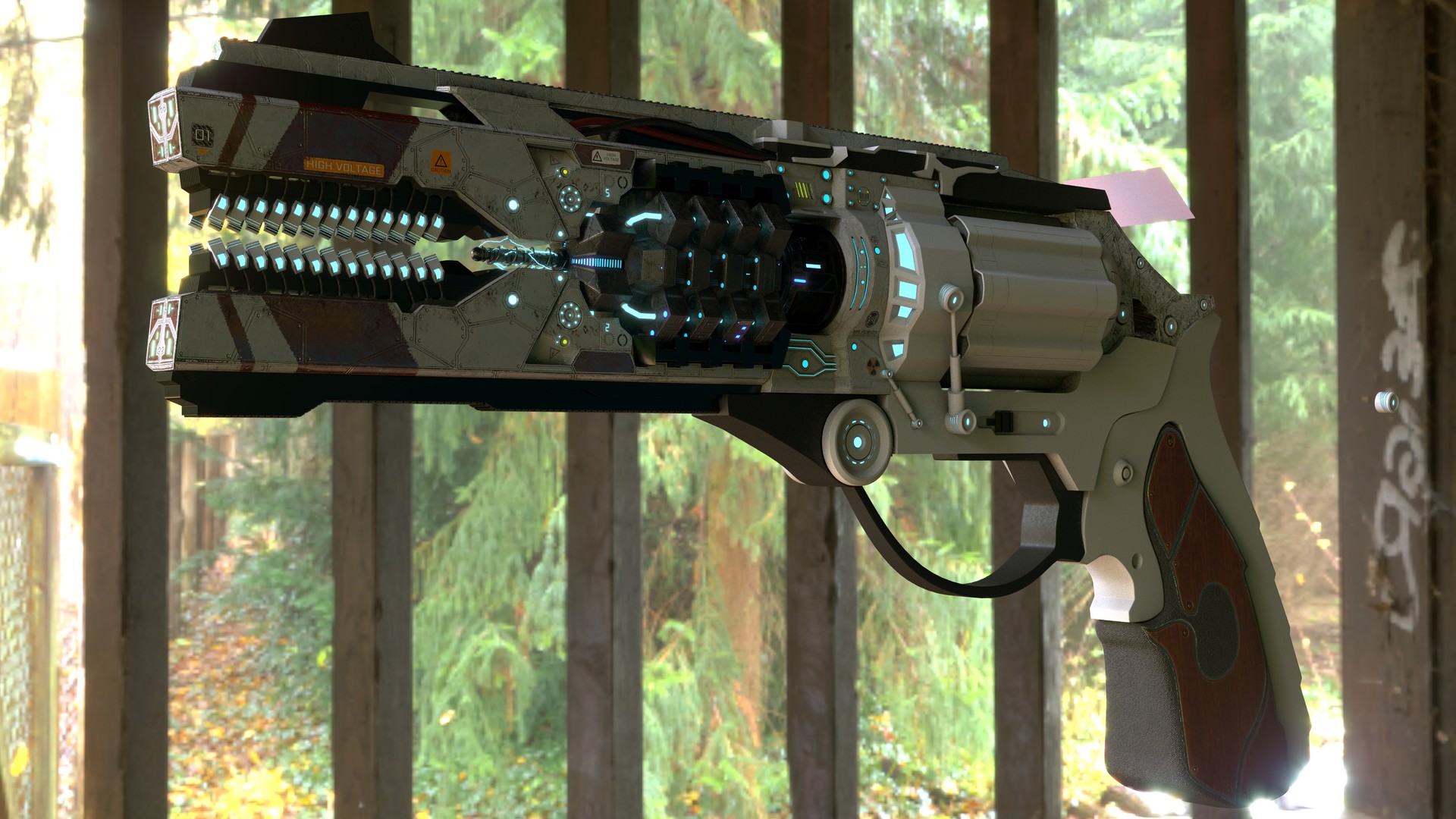 ArtStation - Energy Weapon Concept (wip)