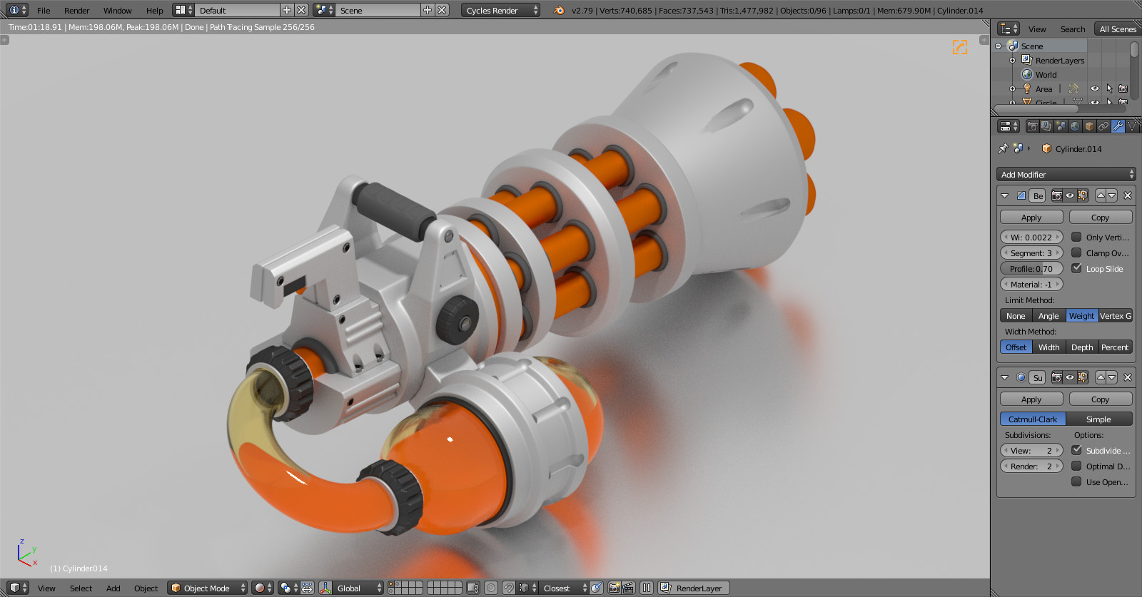 Somjade Chunthavorn - Splatoon's Mini-gun Fanart