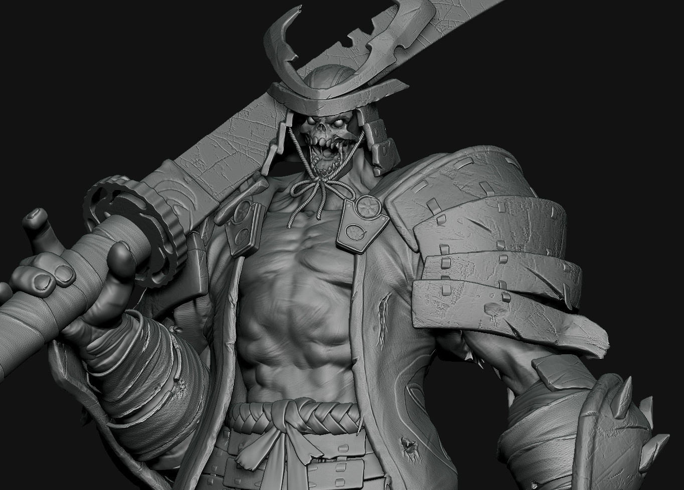 ArtStation - Undead samurai