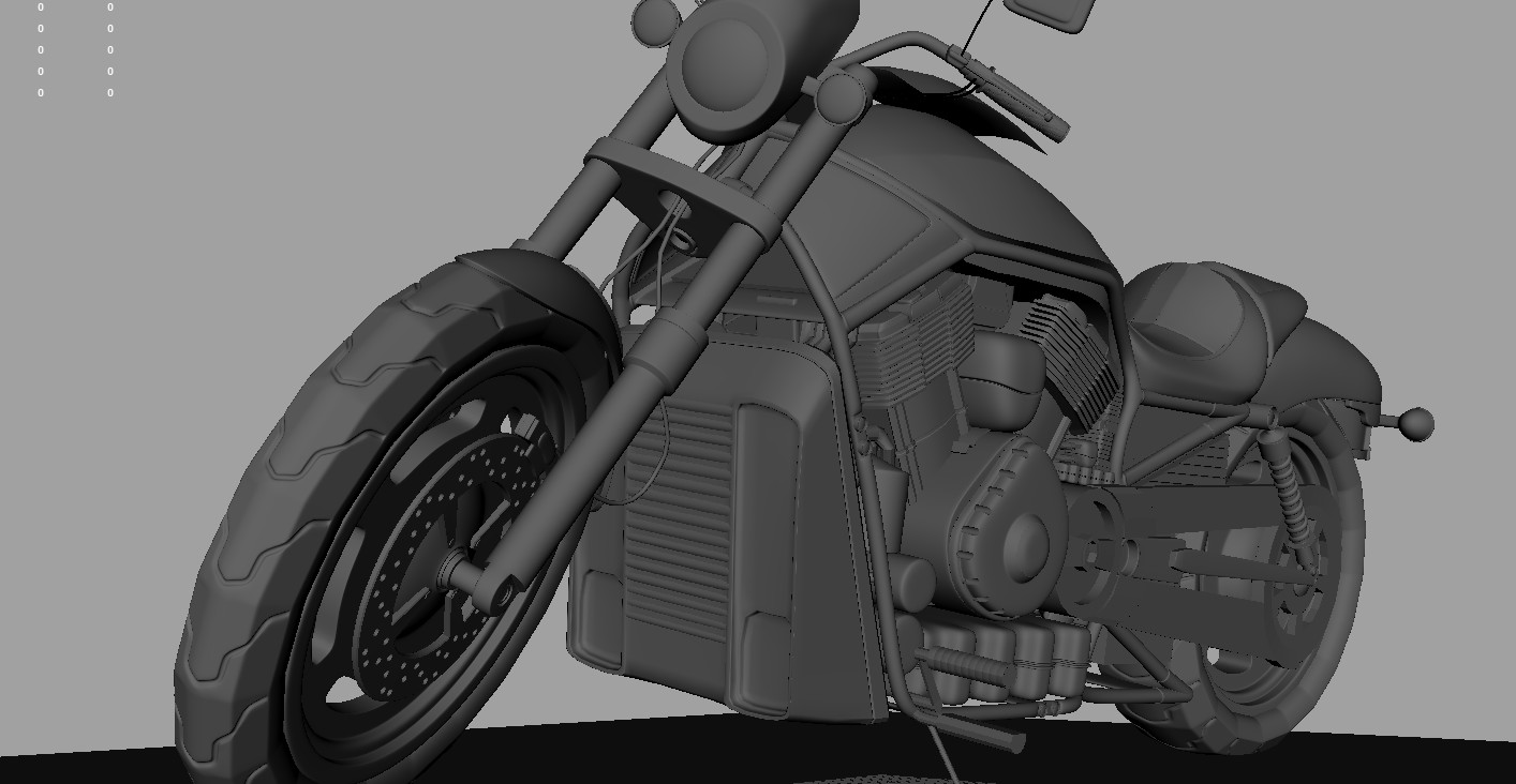 ArtStation - harley davidson