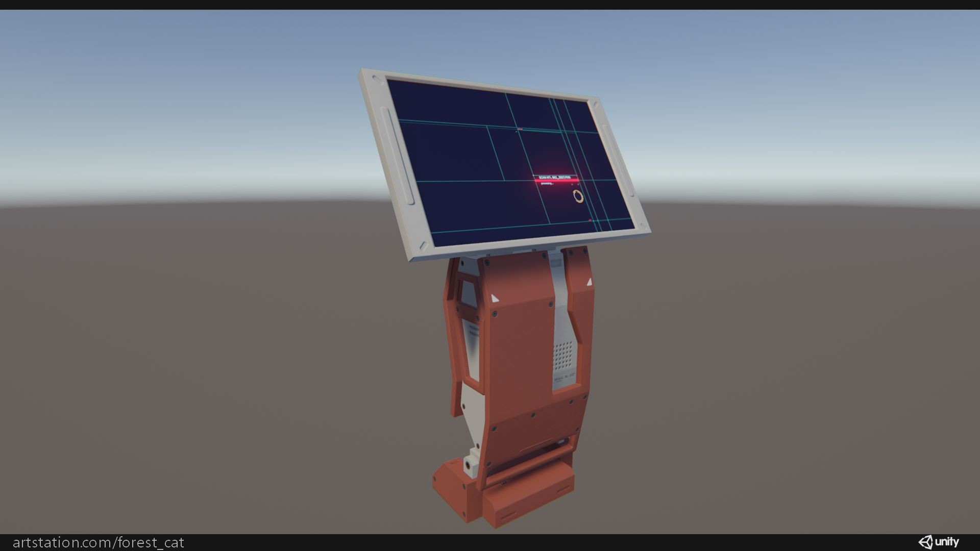 ArtStation - [Unity] Sci Fi Console