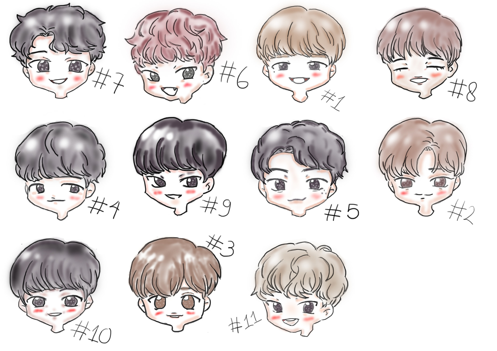 ArtStation - Wanna one chibi