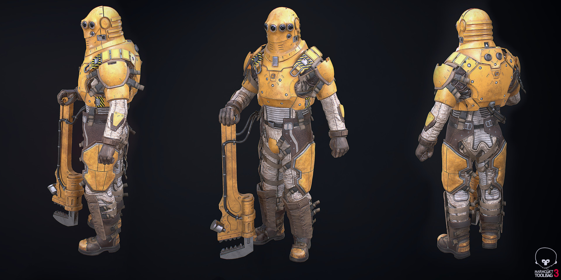 ArtStation - Scifi Engineer (Repair Man) - Realtime Character