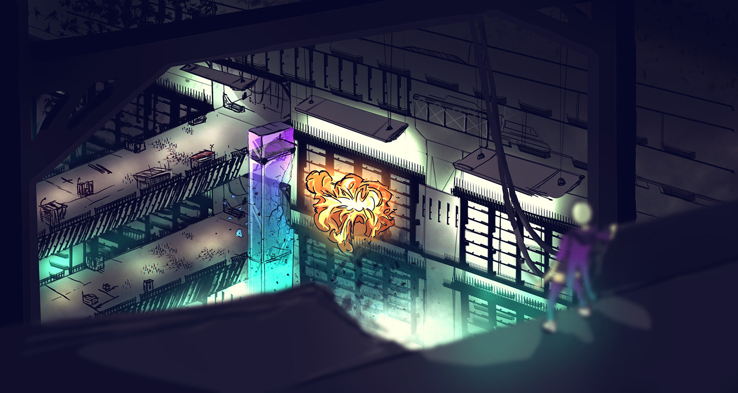 nrvdraws - Galactic Prison Starship [2014]