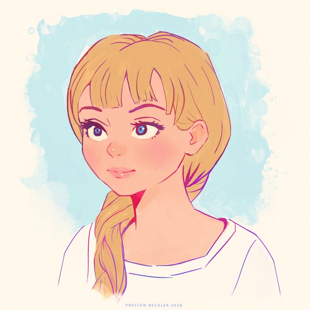 ArtStation - Girl Sketch