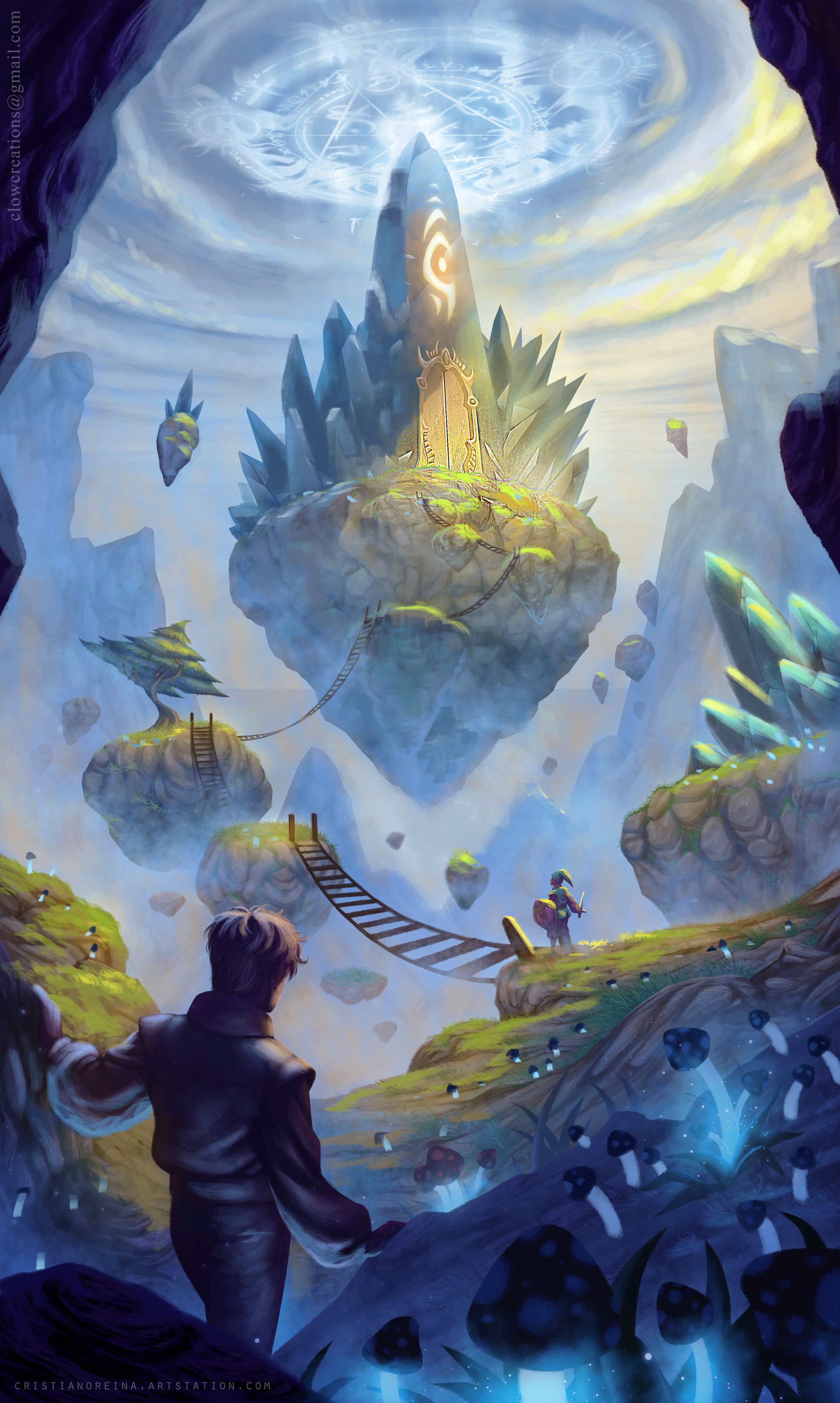 ArtStation - The floating fortress