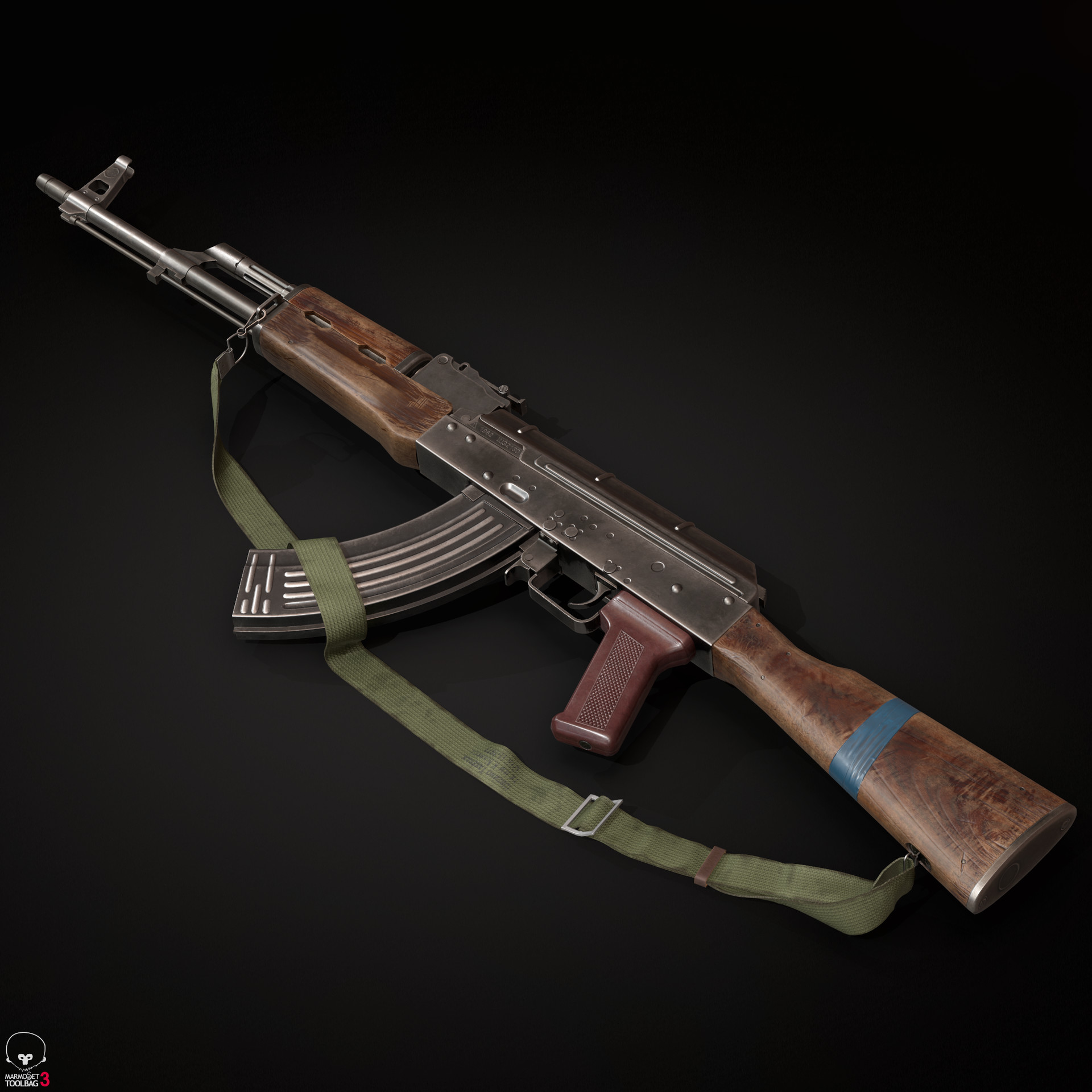 ArtStation - Modernized Kalashnikov Automatic Rifle (AKM)