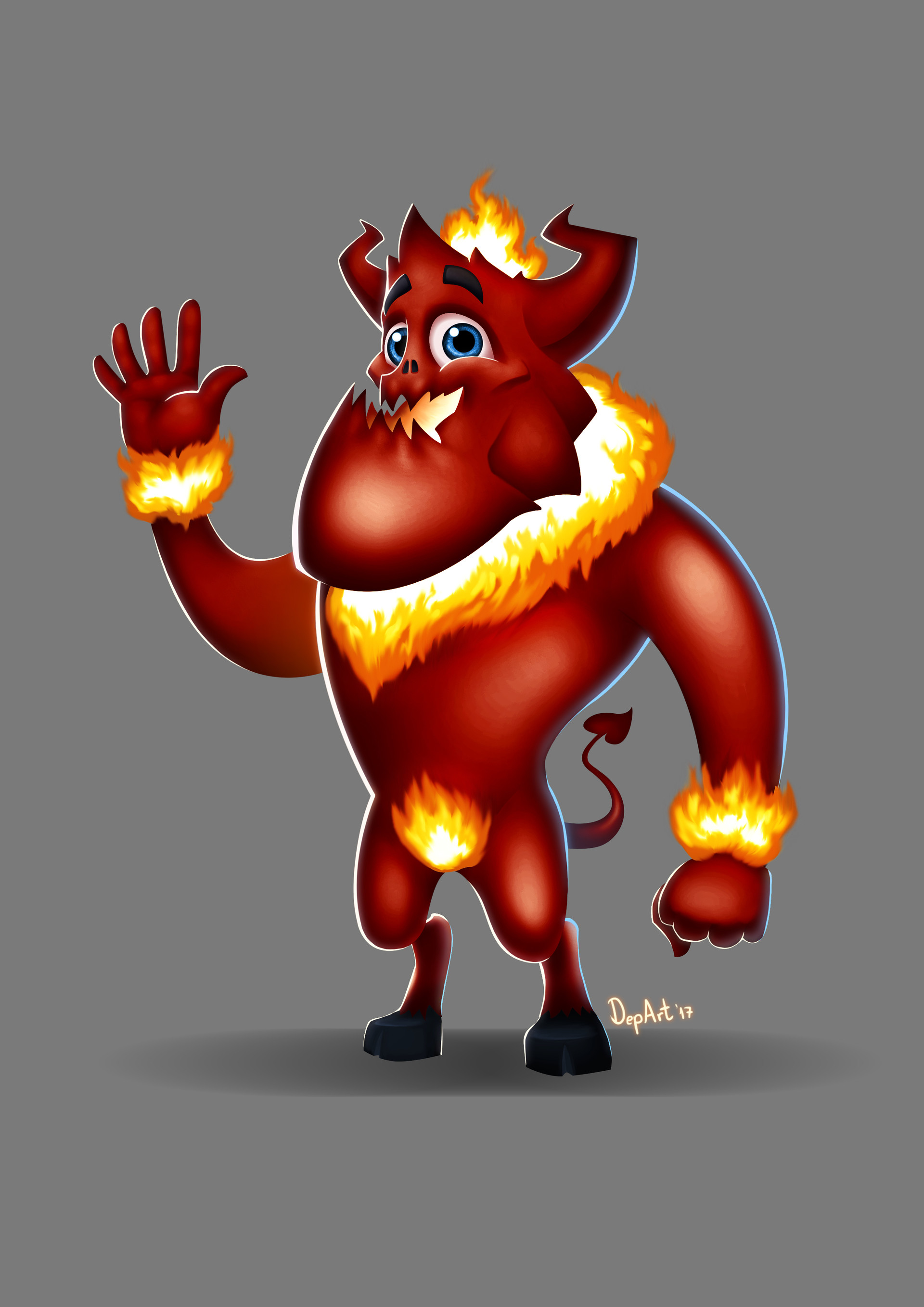 fire elemental monster