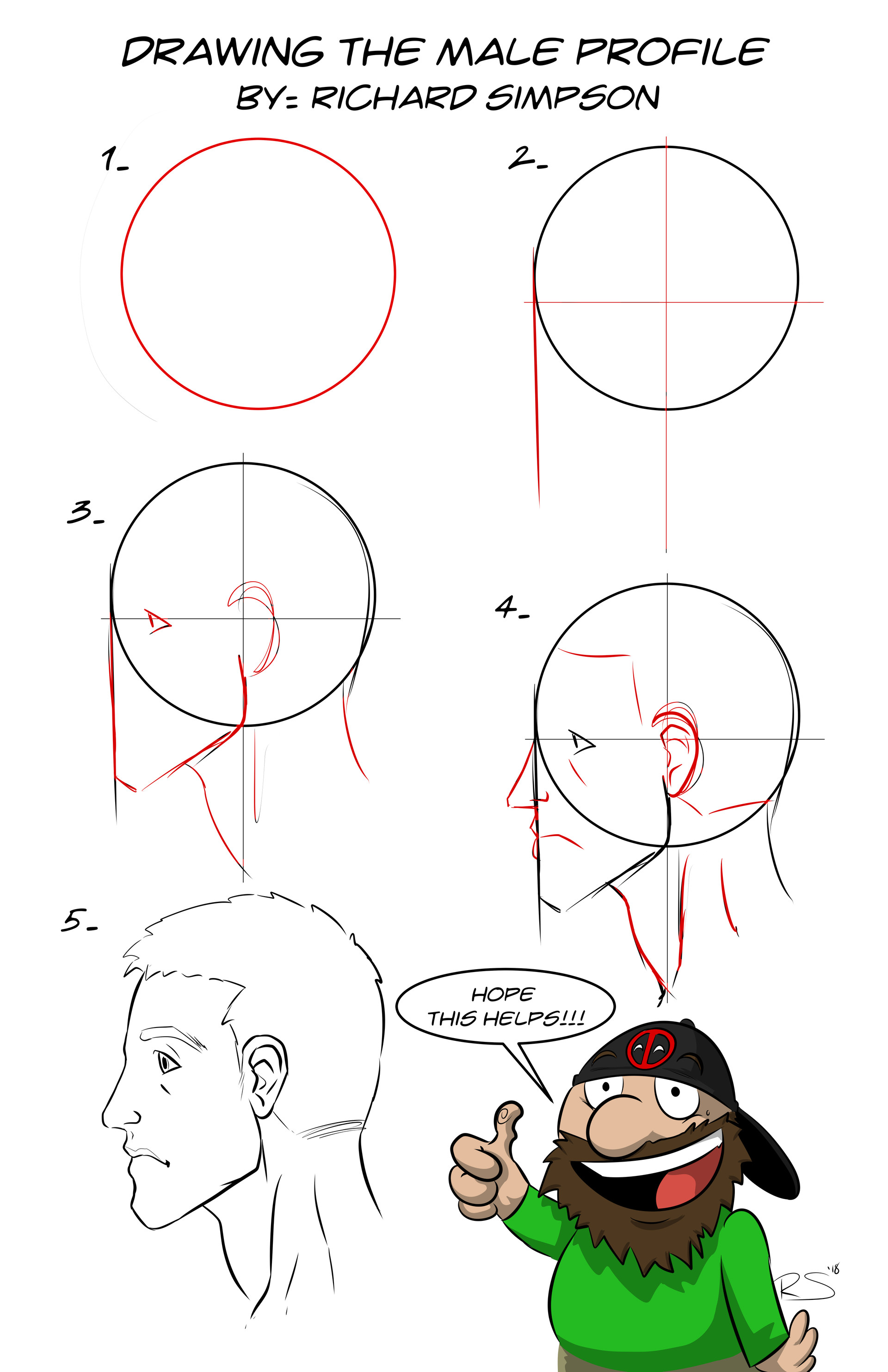profile drawing tutorial