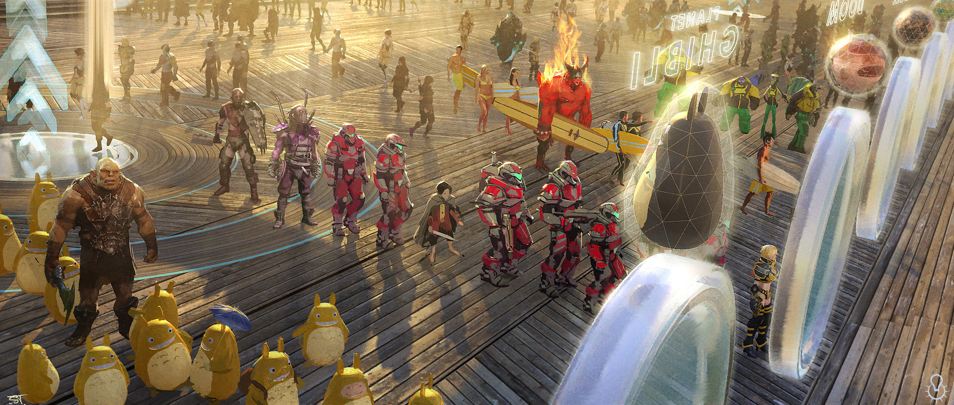 Incipio: Lower Boulevard with Portals by Stephen Tappin : r ...