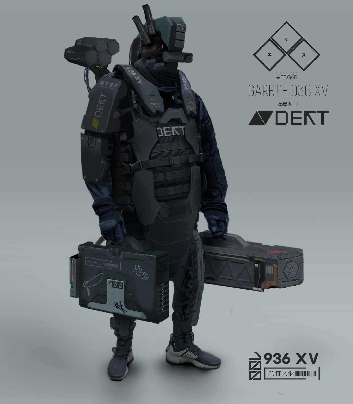 ArtStation - PROJECT EDGAR: UDTF "DEKT" Pilot Garteh