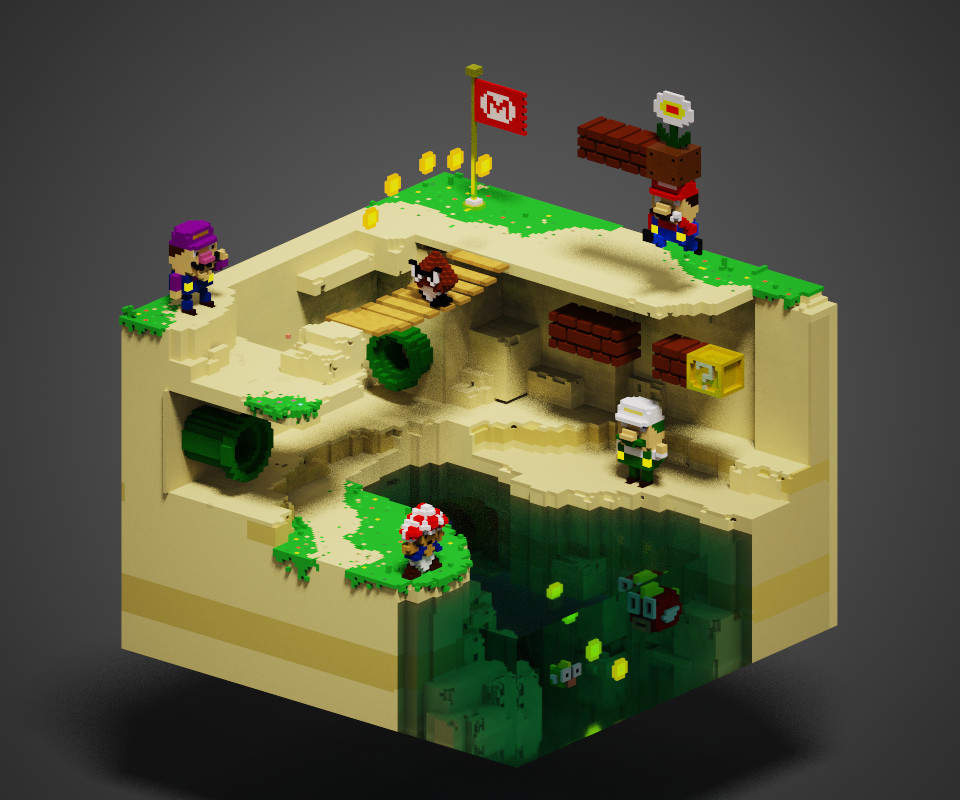 ArtStation - Super Mario Level
