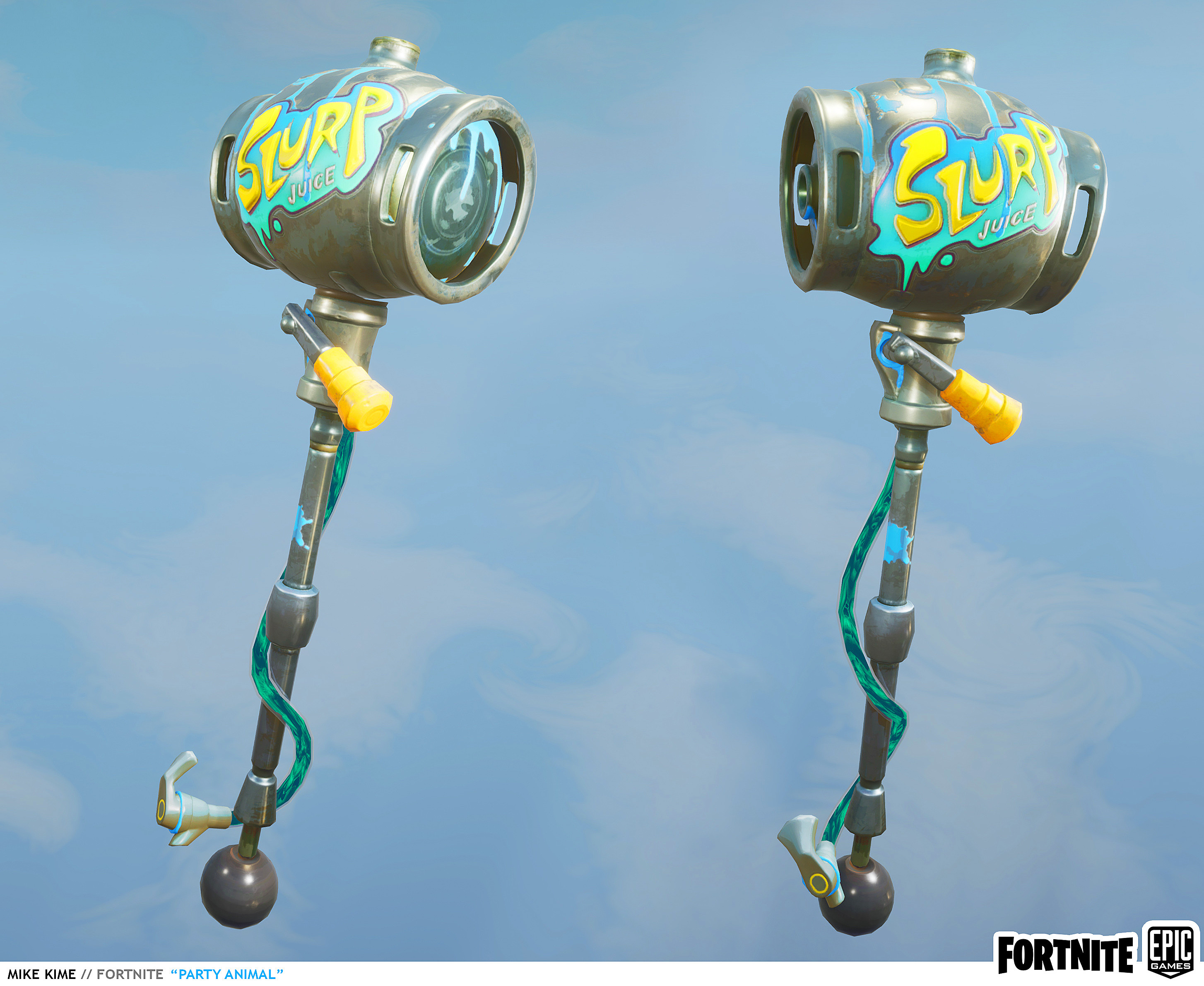 Mike Kime - Fortnite - Pickaxes (Party Animal & Tooth Pick)