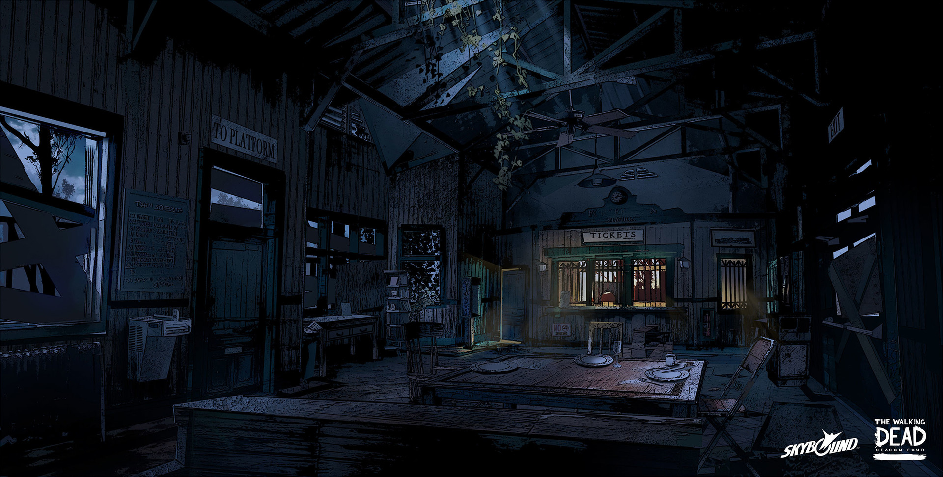 Joyce (Zhuosi) Xu - Telltale The Walking Dead S4 Train Station ...