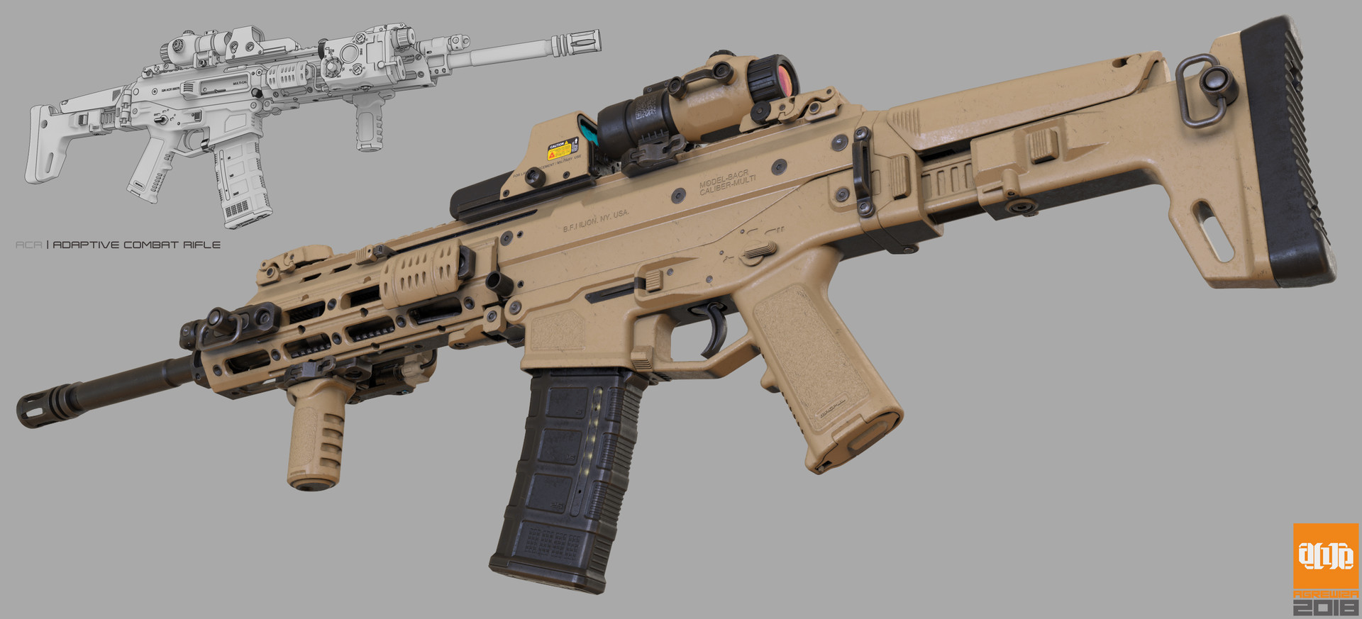 A G R É - ACR RIFLE