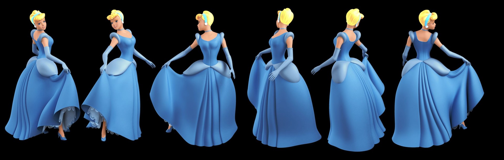 STUDIO AIXA - Disney Characters Turnaround