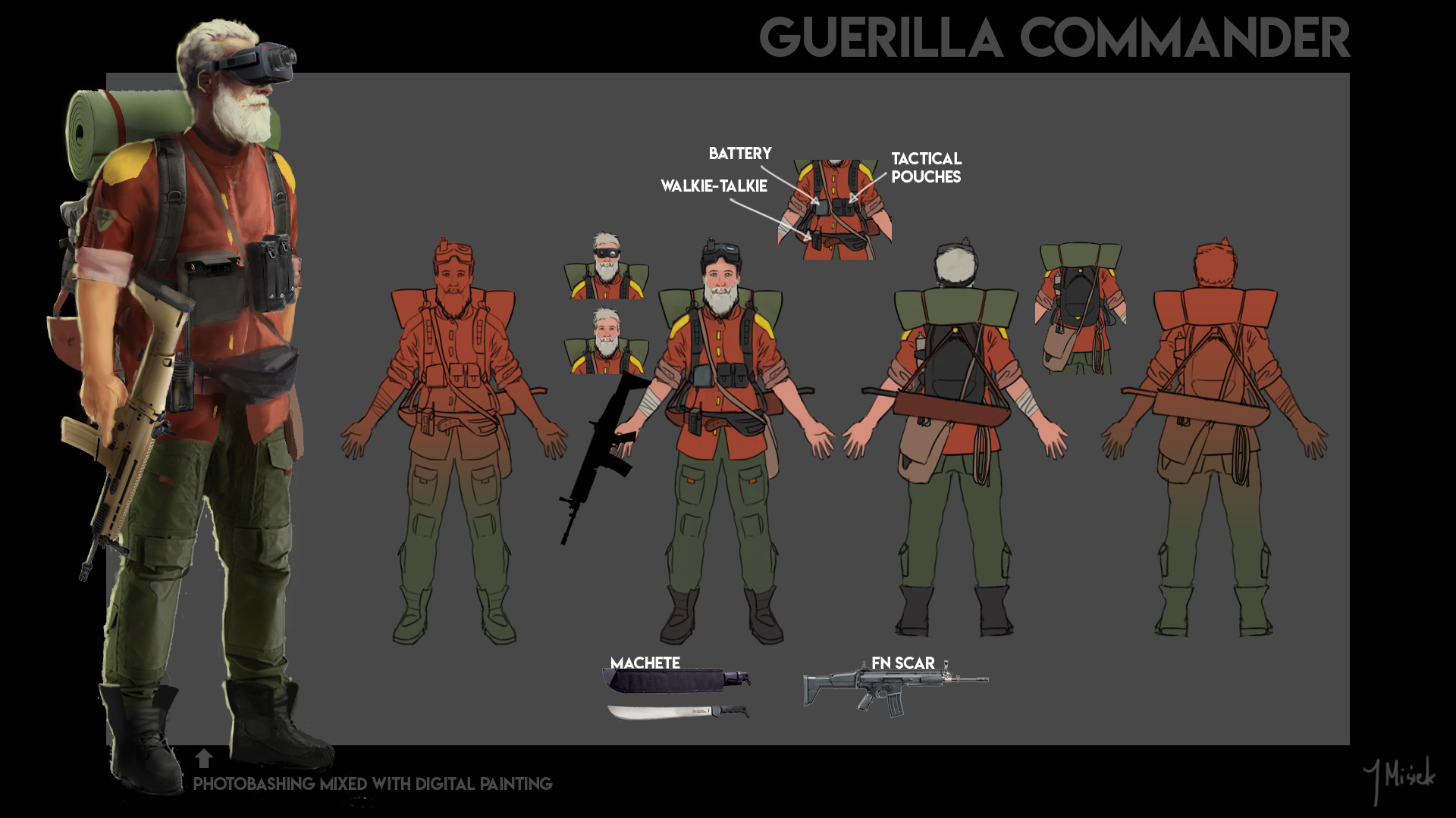 ArtStation - Guerilla commander concept